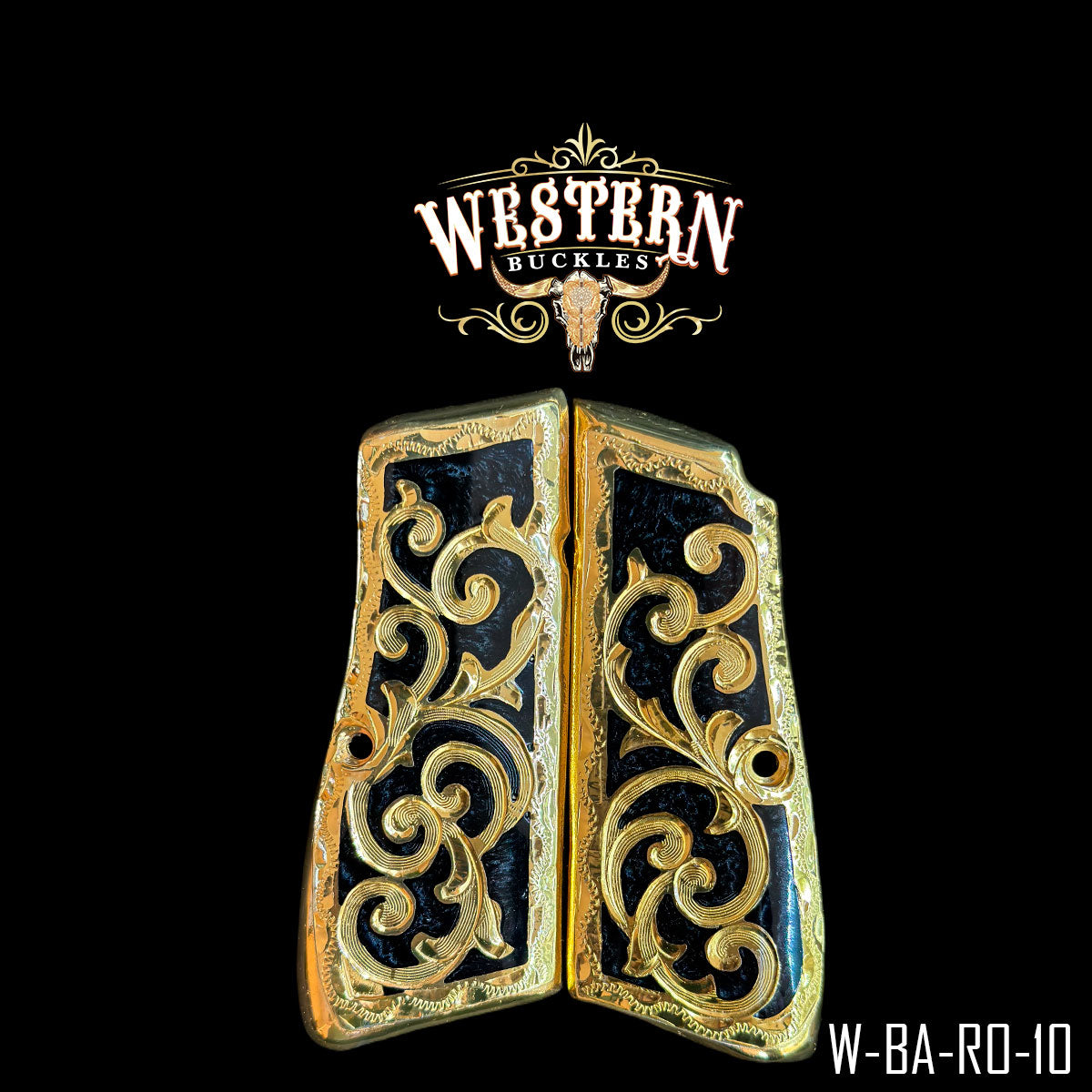 Cachas Browning HP 9MM Rameada – Western Buckles